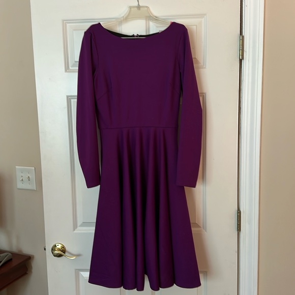 Isaac Mizrahi | Dresses | Issac Mizrahi Purple Swing Dress | Poshmark